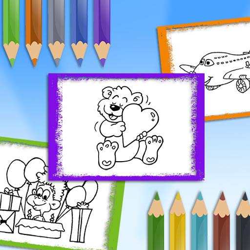 Jogar Cartoon Coloring Book | NetJogos